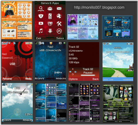 Paquete de 12 temas (skins) para Motorola Z3 RIZR